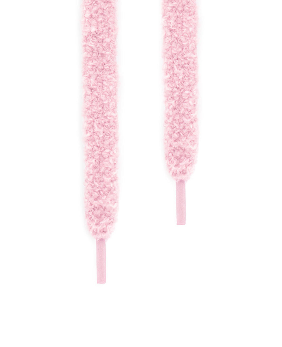 FLUFFY FUZZY LACES ROSA - HOT PINK | SNEATED