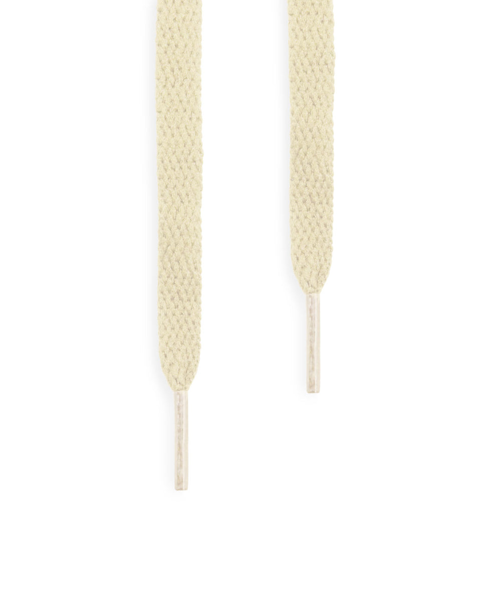 FLAT LACES BEIGE - CREME | SNEATED